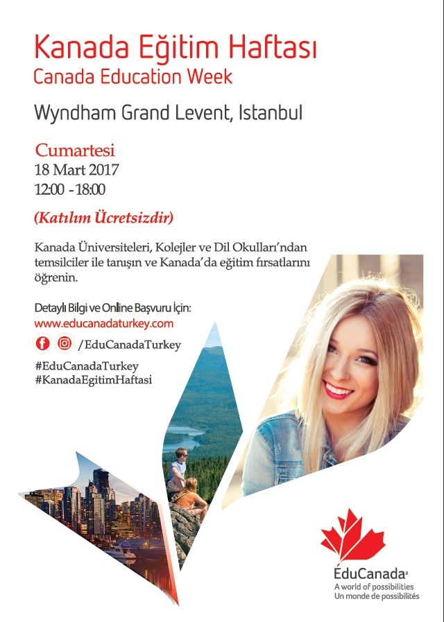 Canada Education Week: Saturday March 18th, Levent | Office of International Relations